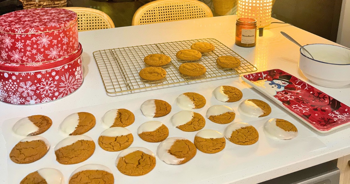 Lauren’s gingerbread cookies with maple glaze | Finding Your Bliss